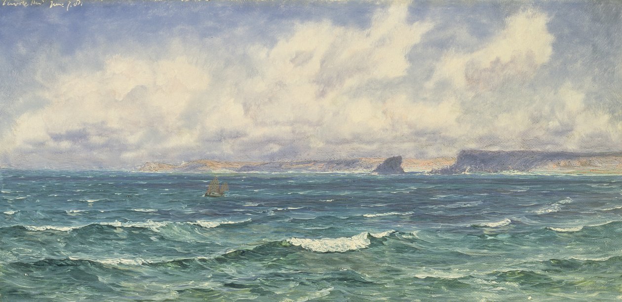 Seascape by John Brett: Highest-quality art reproduction