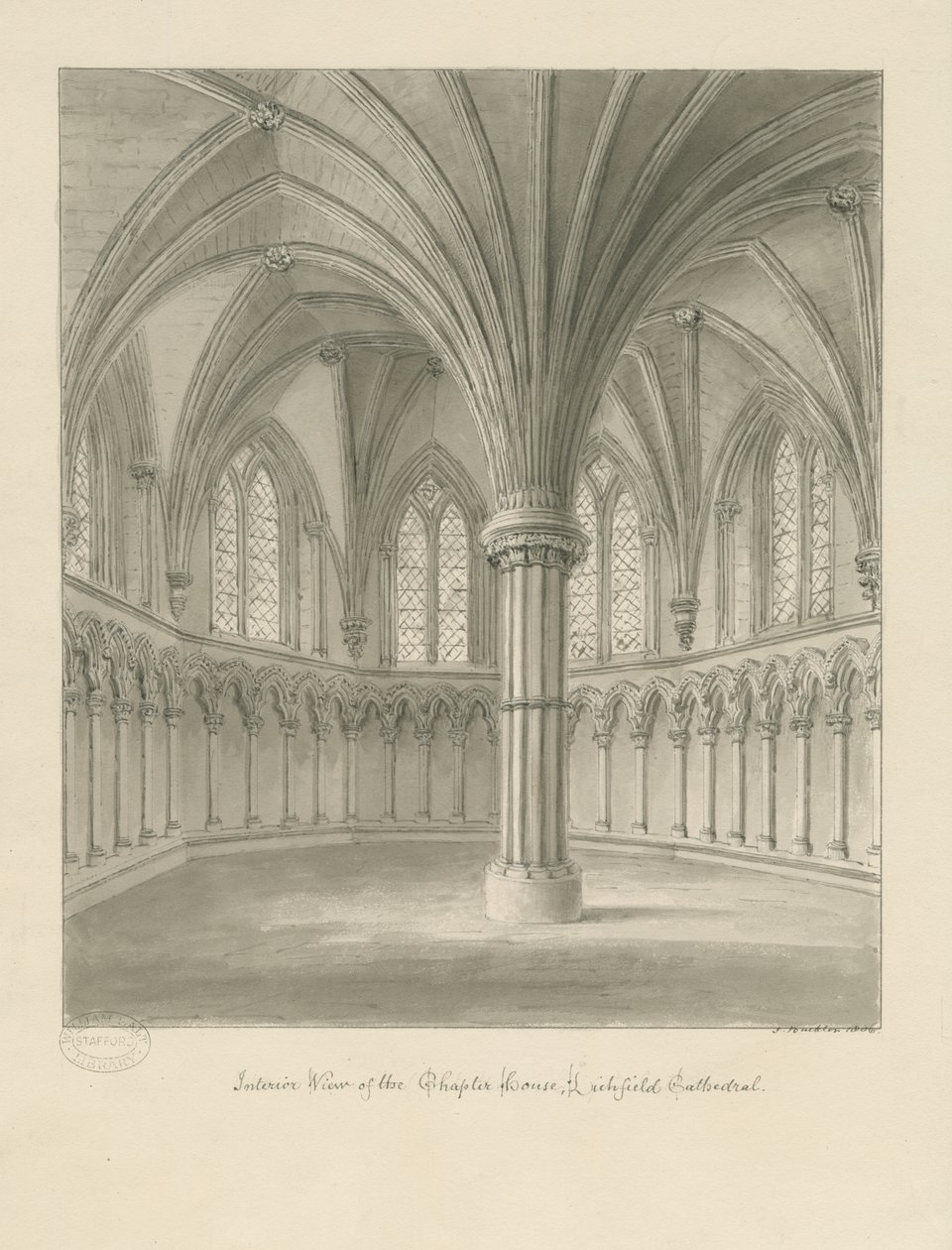 Interior of Lichfield Cathedral - Chapter House