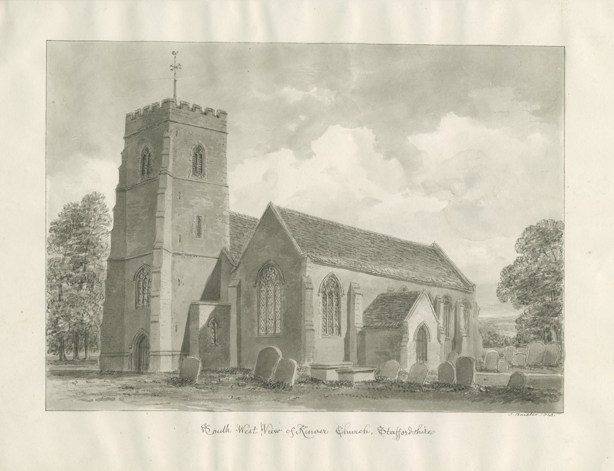 Kinver Church by John Buckler: Buy fine art print