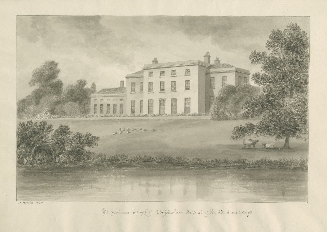 Milford House by John Buckler: Buy fine art print