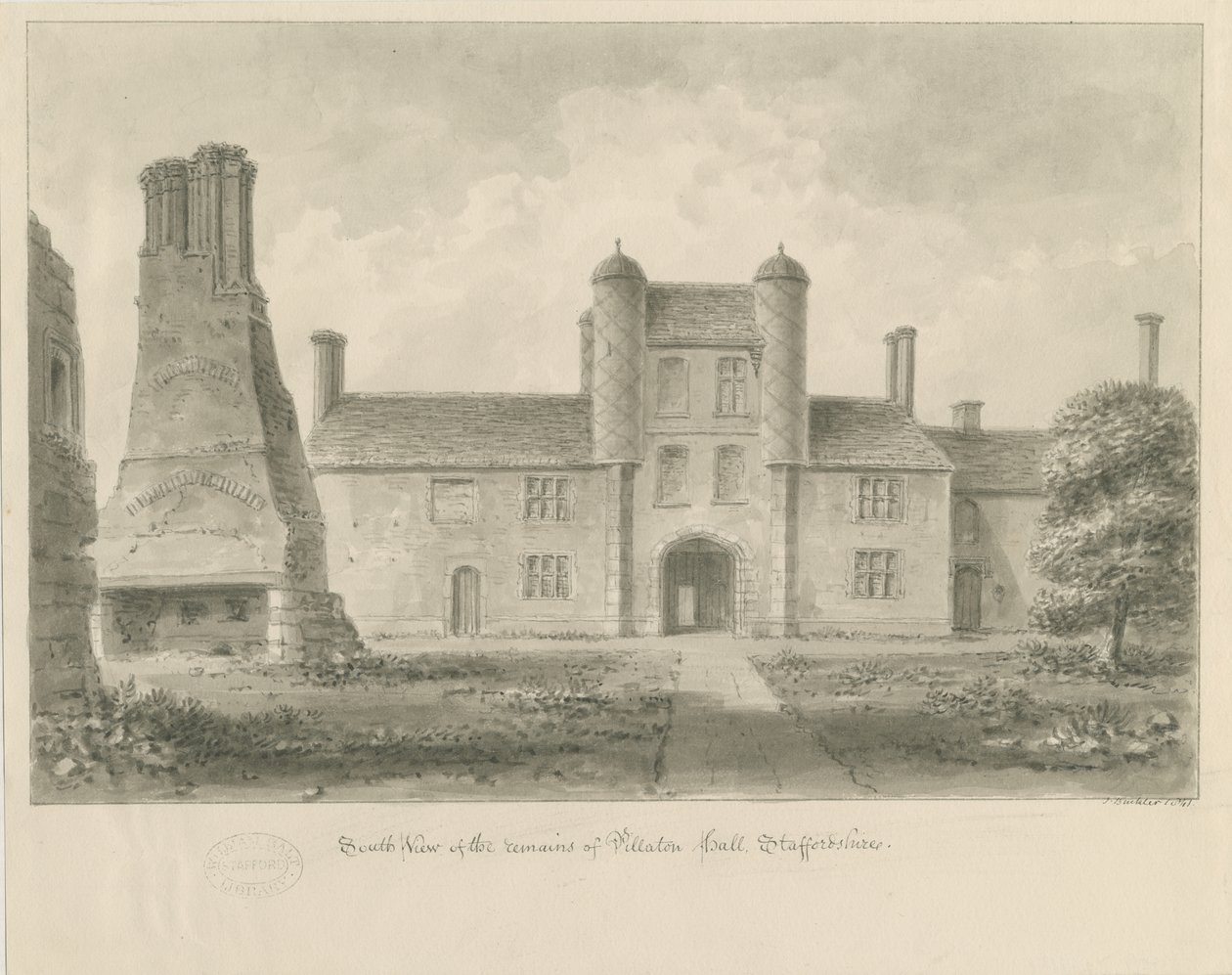 Pillaton Hall by John Buckler: Buy fine art print