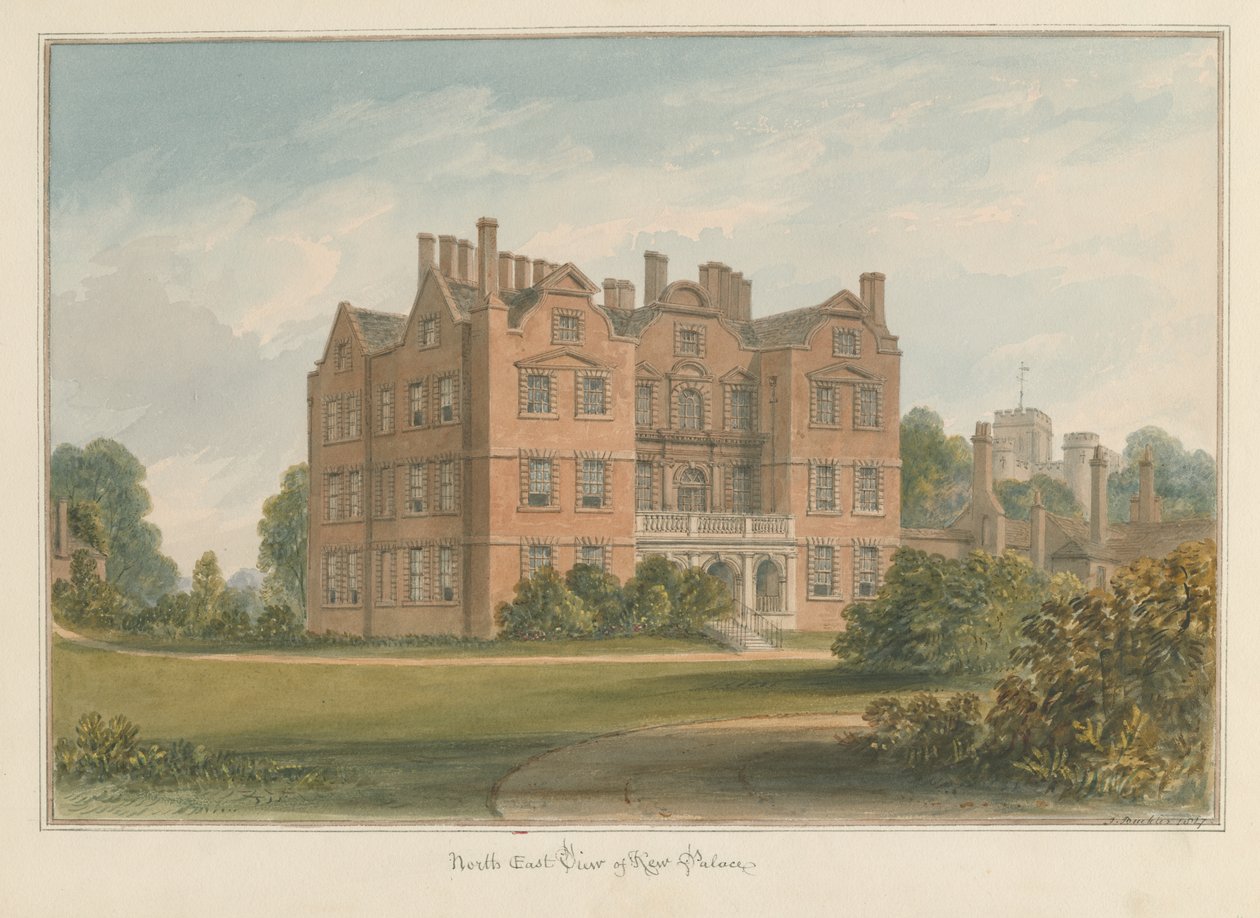 Kew Palace, Surrey by John Buckler: Premium art reproduction