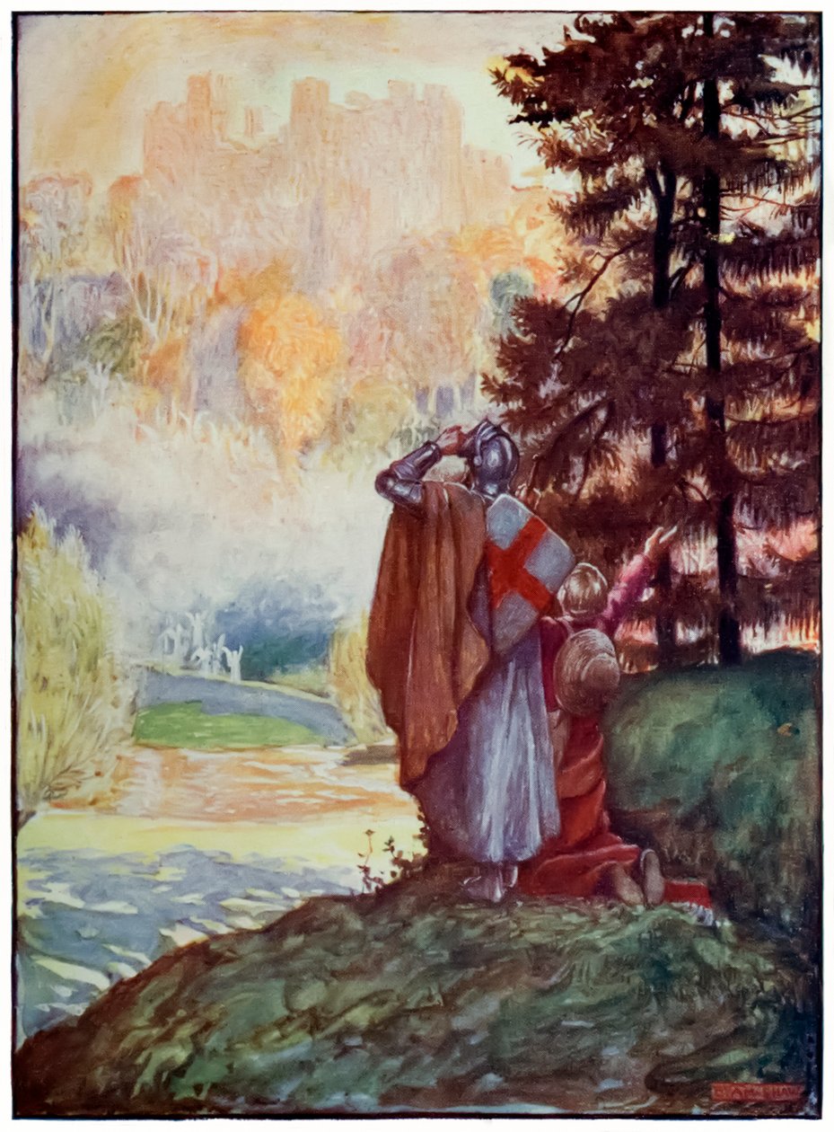 Christian and Hopeful Come in Sight of the Celestial City, from The ...