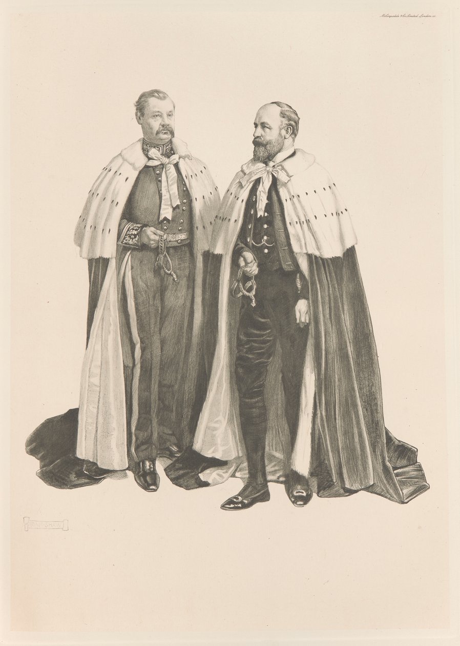 King Edward VII Coronation by John Byam Liston Shaw