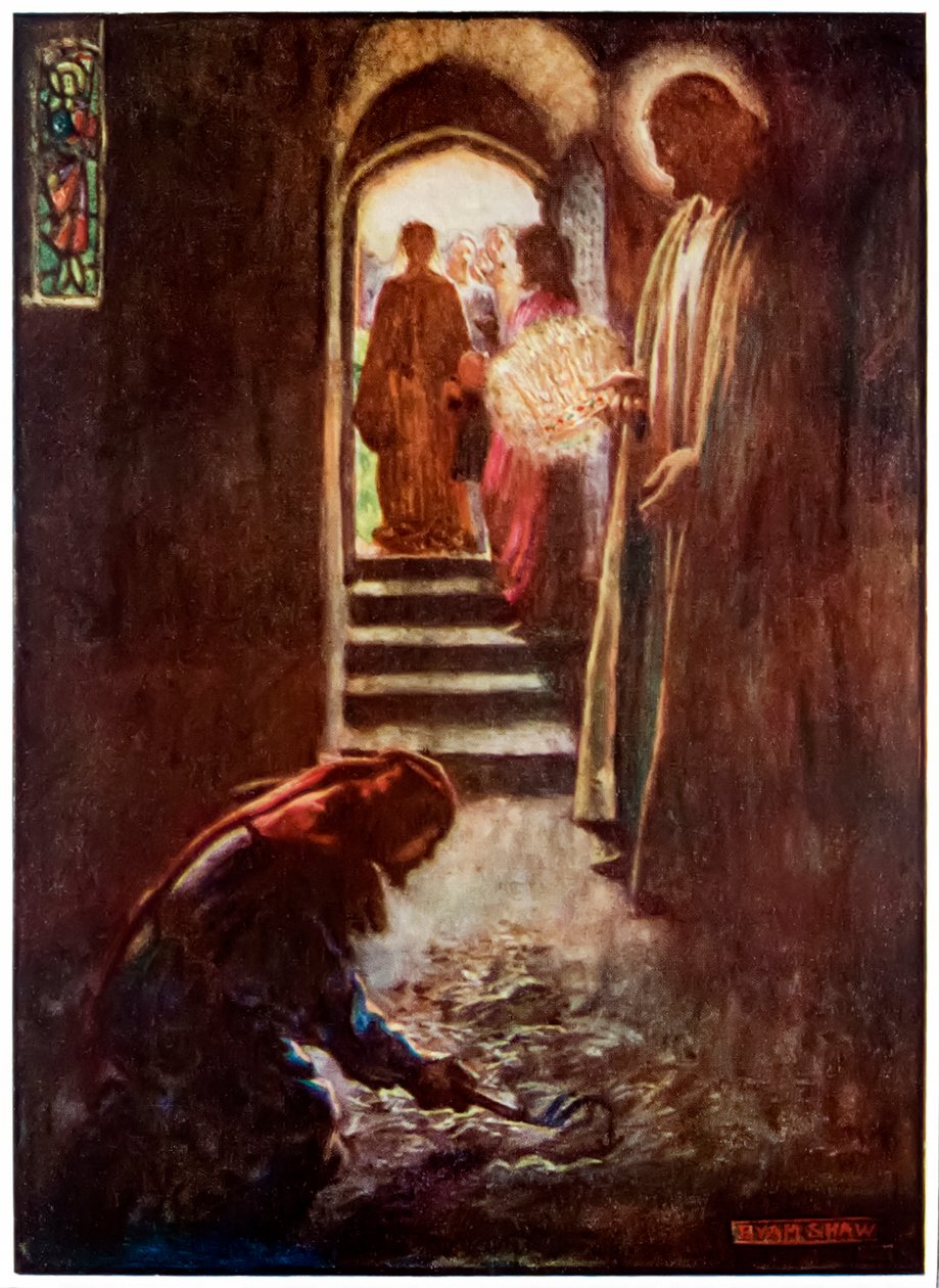 The Man with the Muck-rake, from The Pilgrim's Progress by John Bunyan ...