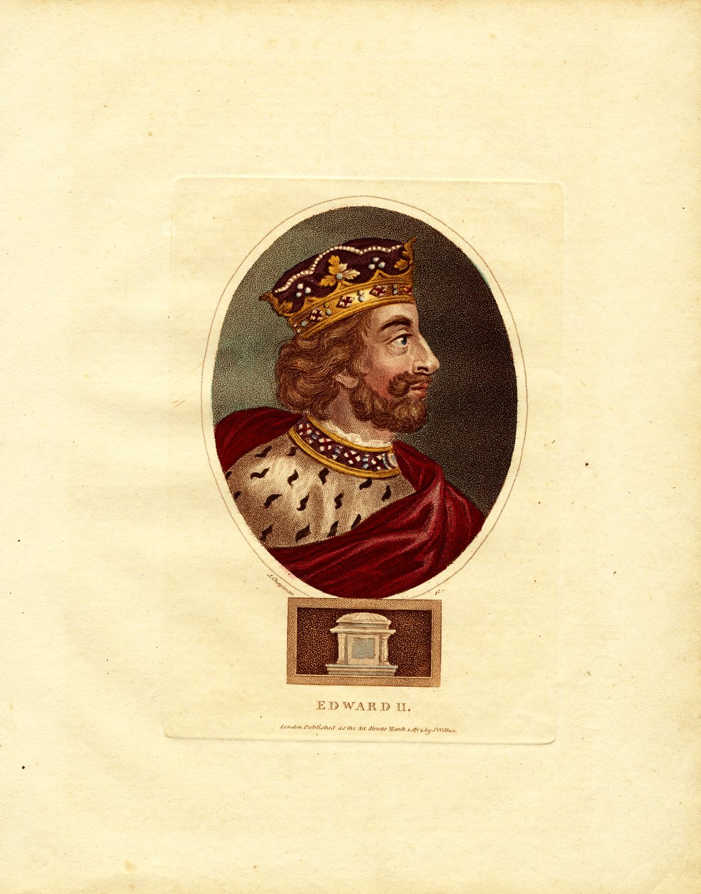 Portrait of Edward II by John Chapman: Buy fine art print