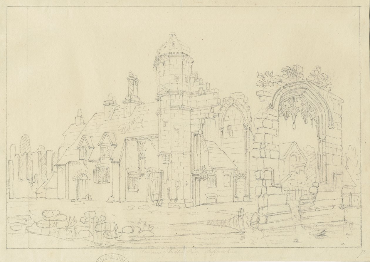 Dudley Priory by John Coney: Premium art reproduction