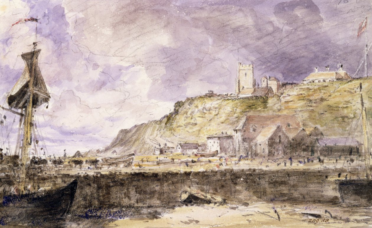 Folkestone Harbour by John Constable: Buy fine art prints