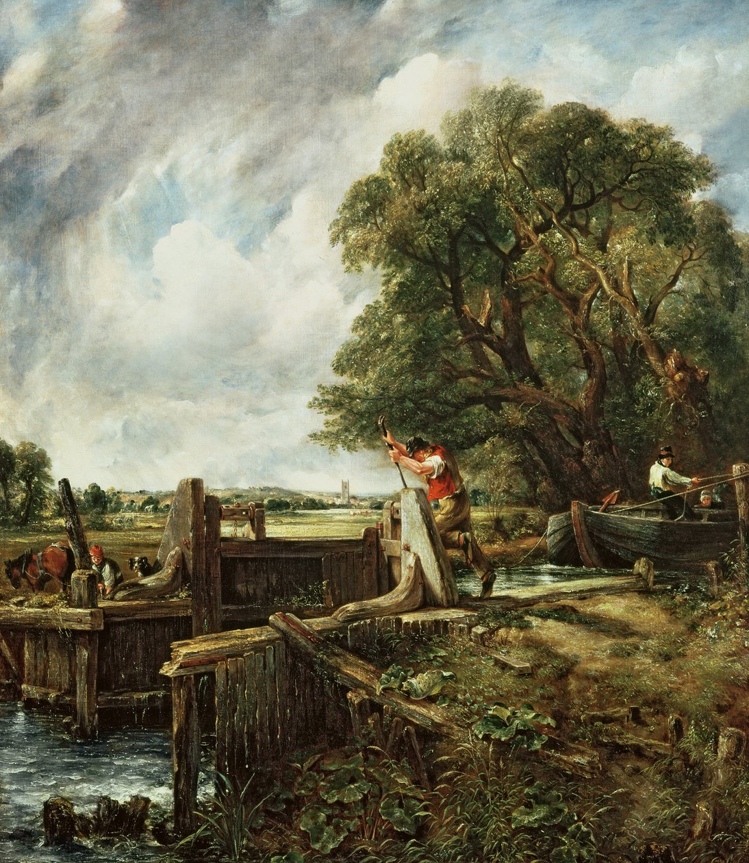 The Lock by John Constable: Highest-quality art reproduction