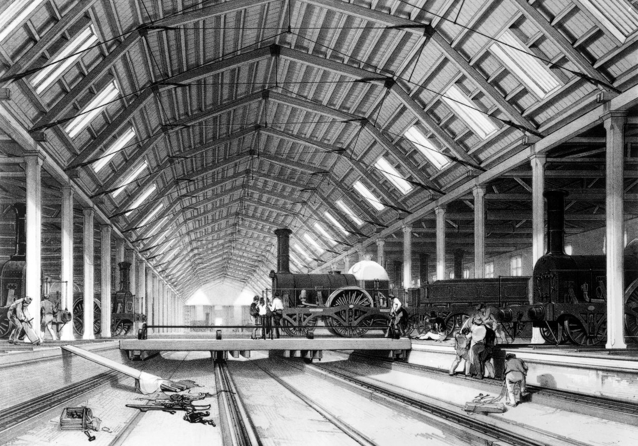 Engine House, Swindon by John Cooke Bourne: Fine art print