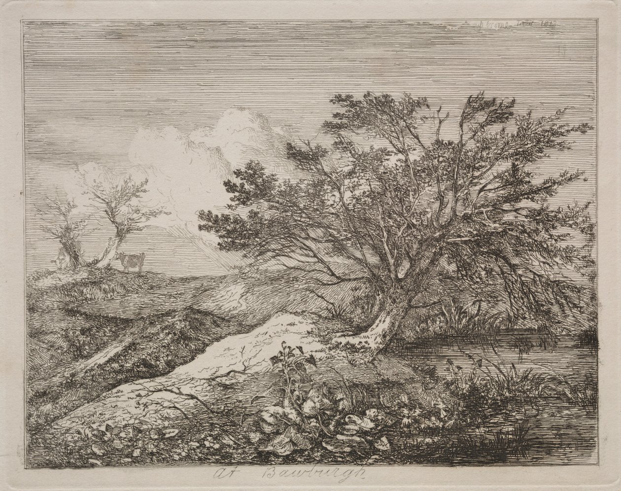 At Bawburgh, 1813 by John Crome: Premium art reproduction