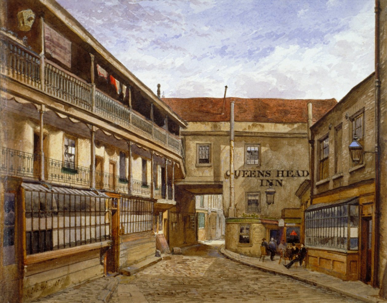 The Queen's Head Inn, Borough High Street, Southwark, London