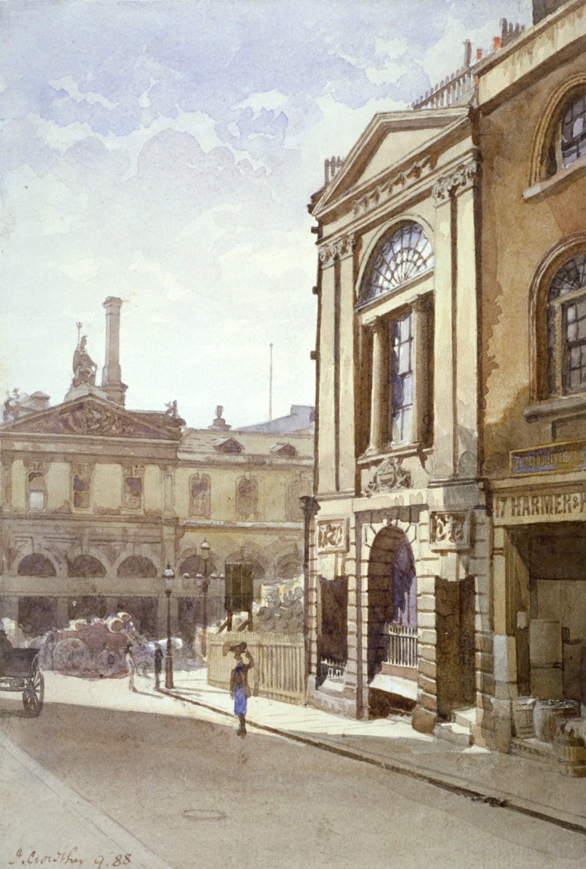 Watermen's and Lightermen's Hall, St Mary at Hill, City of London, 1888