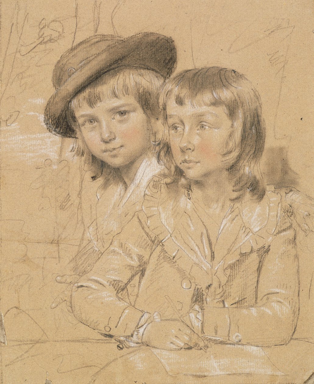 Benjamin and Lewis Way, the Eldest Sons of Benjamin Way of Denham House ...