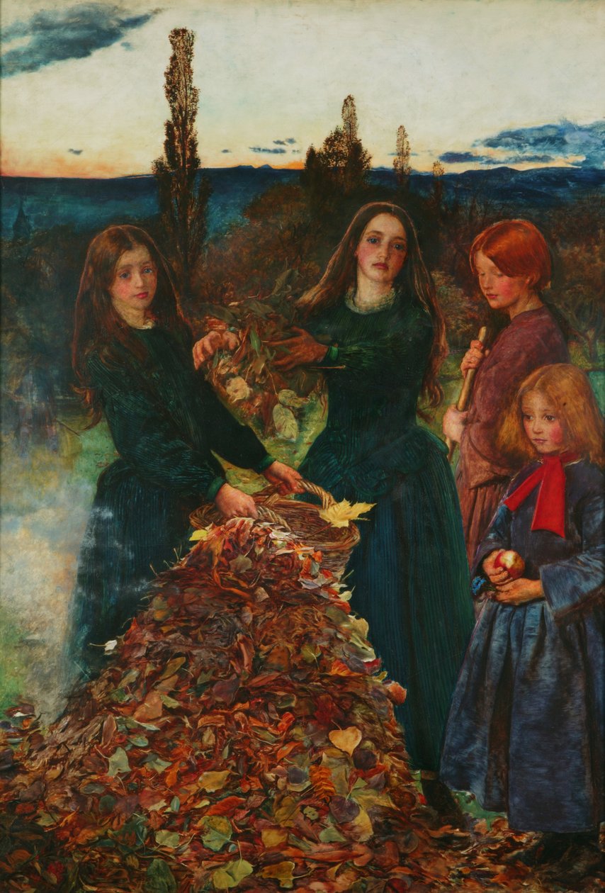 Autumn Leaves by John Everett Millais: Buy fine art print