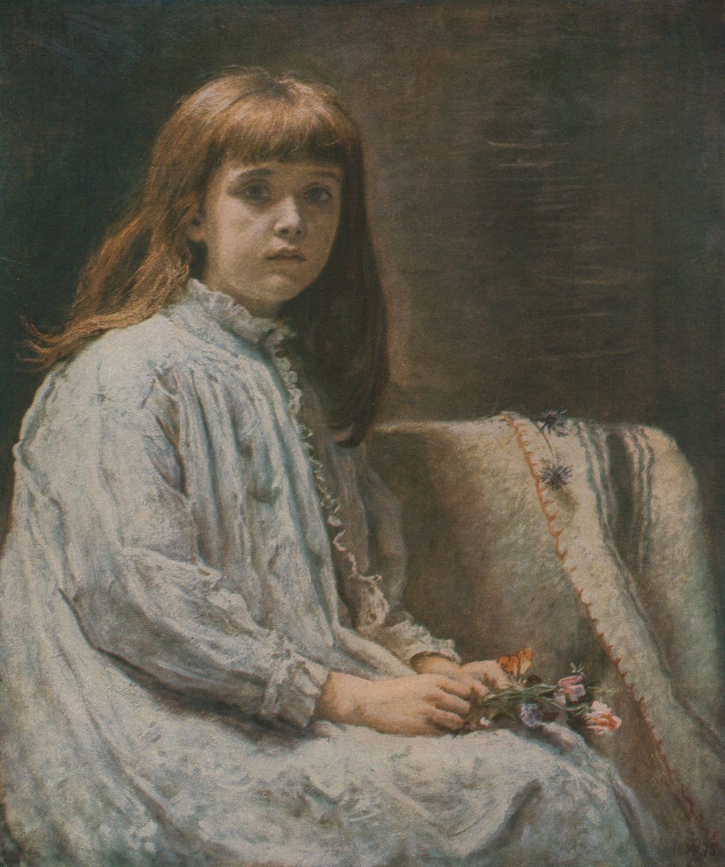 The Convalescent by John Everett Millais: Fine art print