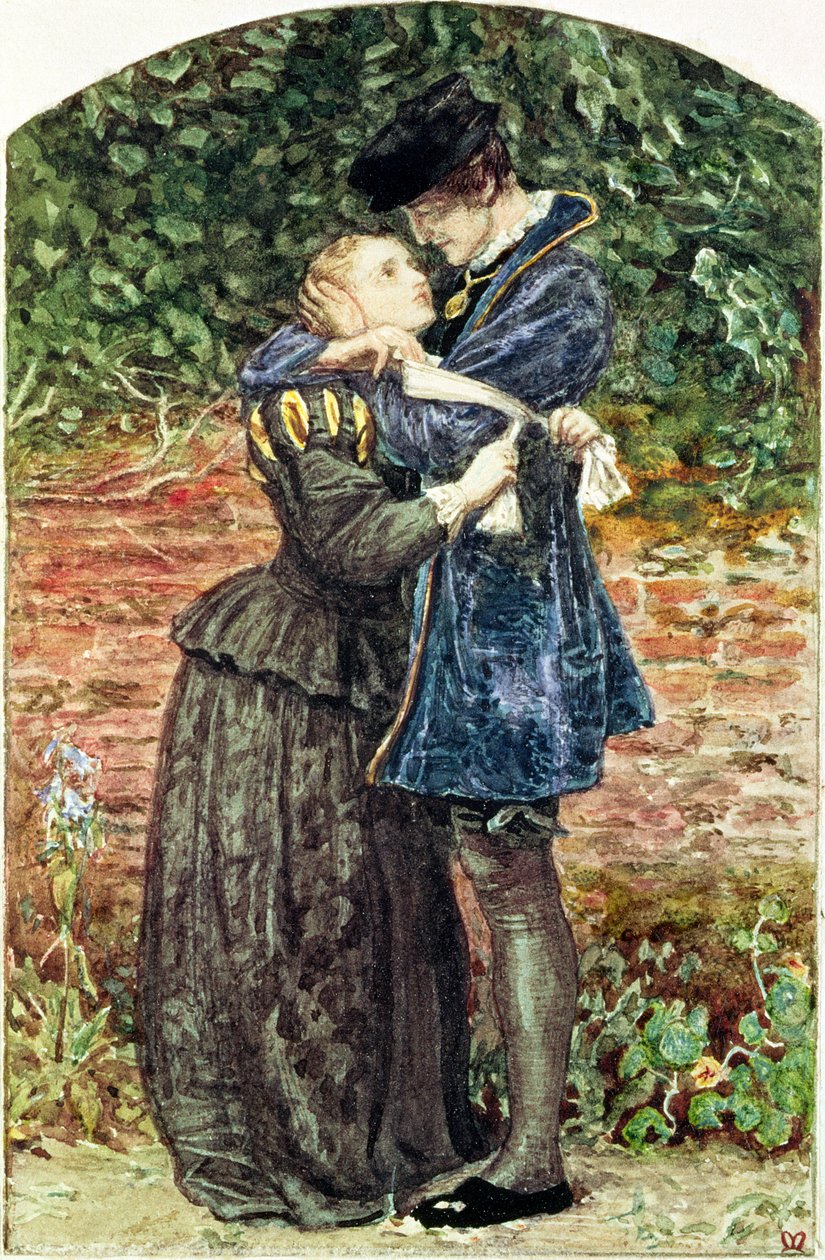 The Huguenot, 1852 by John Everett Millais: Fine art print