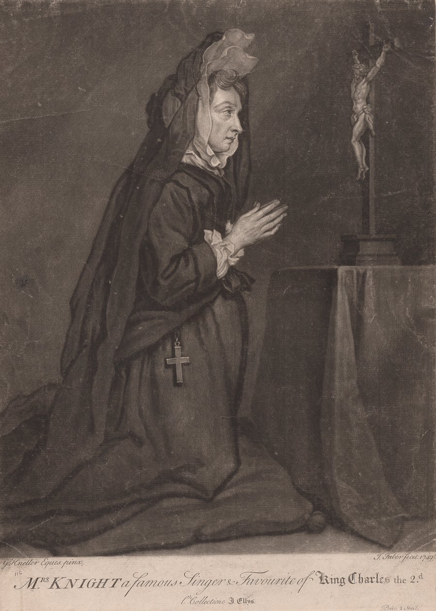 Mrs. Knight, a Famous Singer and Favourite of King Charles II