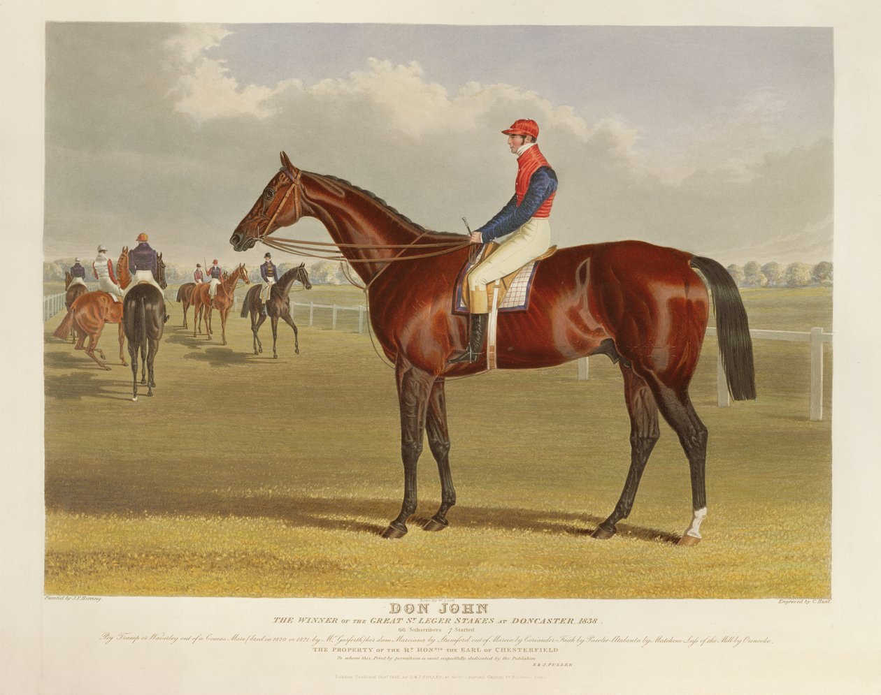 'Don John', the Winner of the Great St. Leger Stakes at Doncaster, 1838 ...