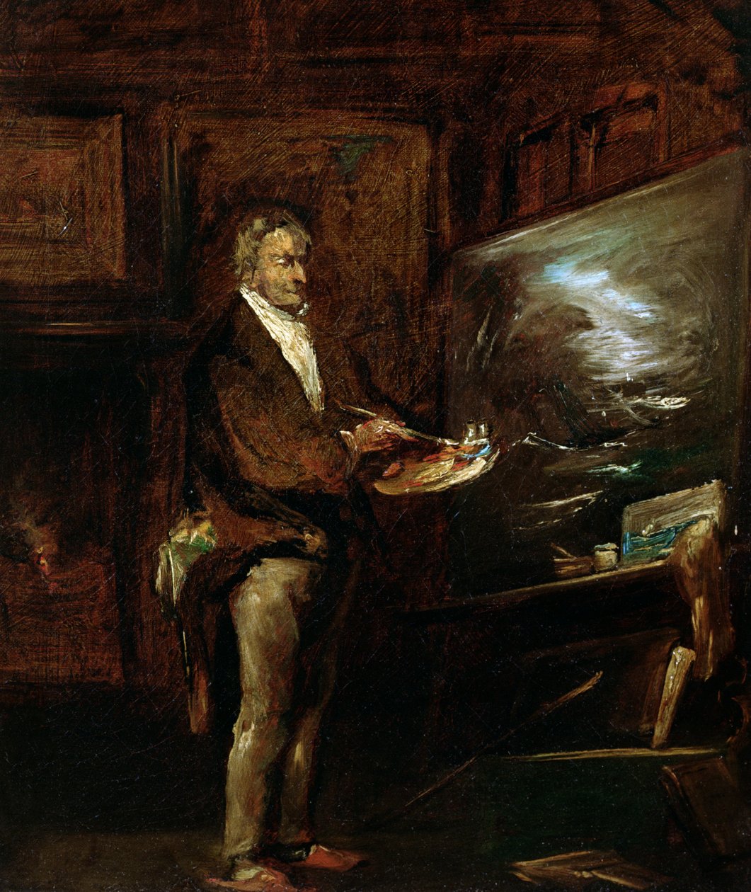 Portrait of Joseph Mallord William Turner by John Gilbert