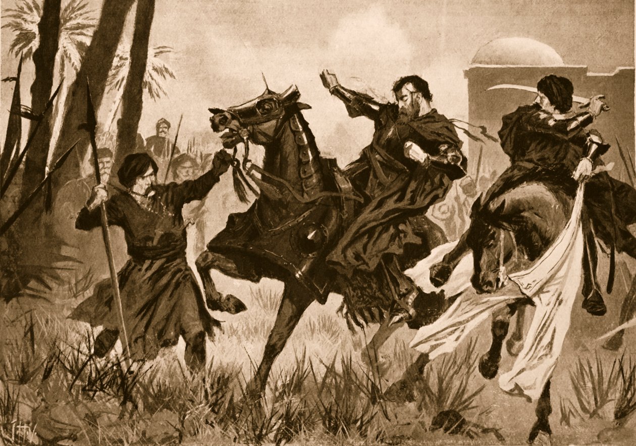 Defeat and Death of Sebastian I at the Battle of Alcazar