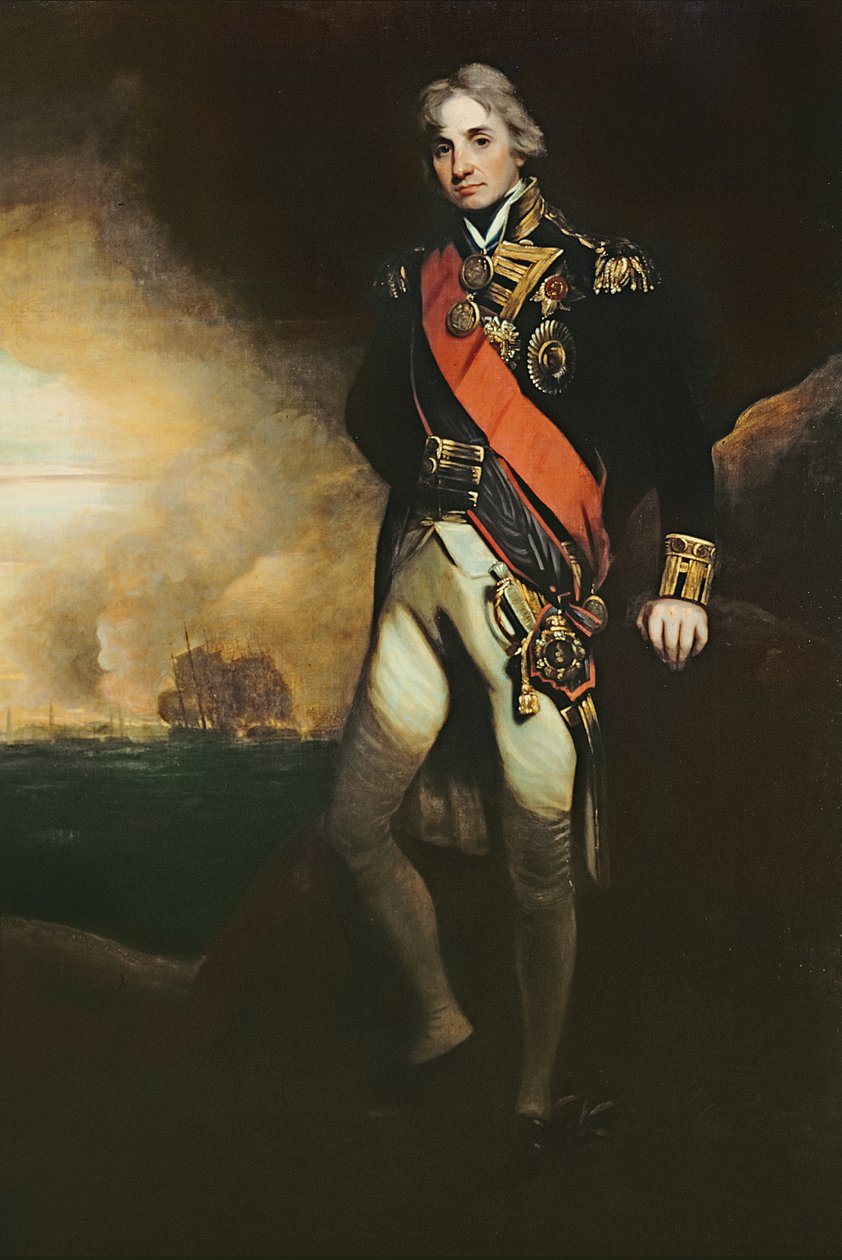 Horatio, Viscount Nelson by John Hoppner: Fine art print