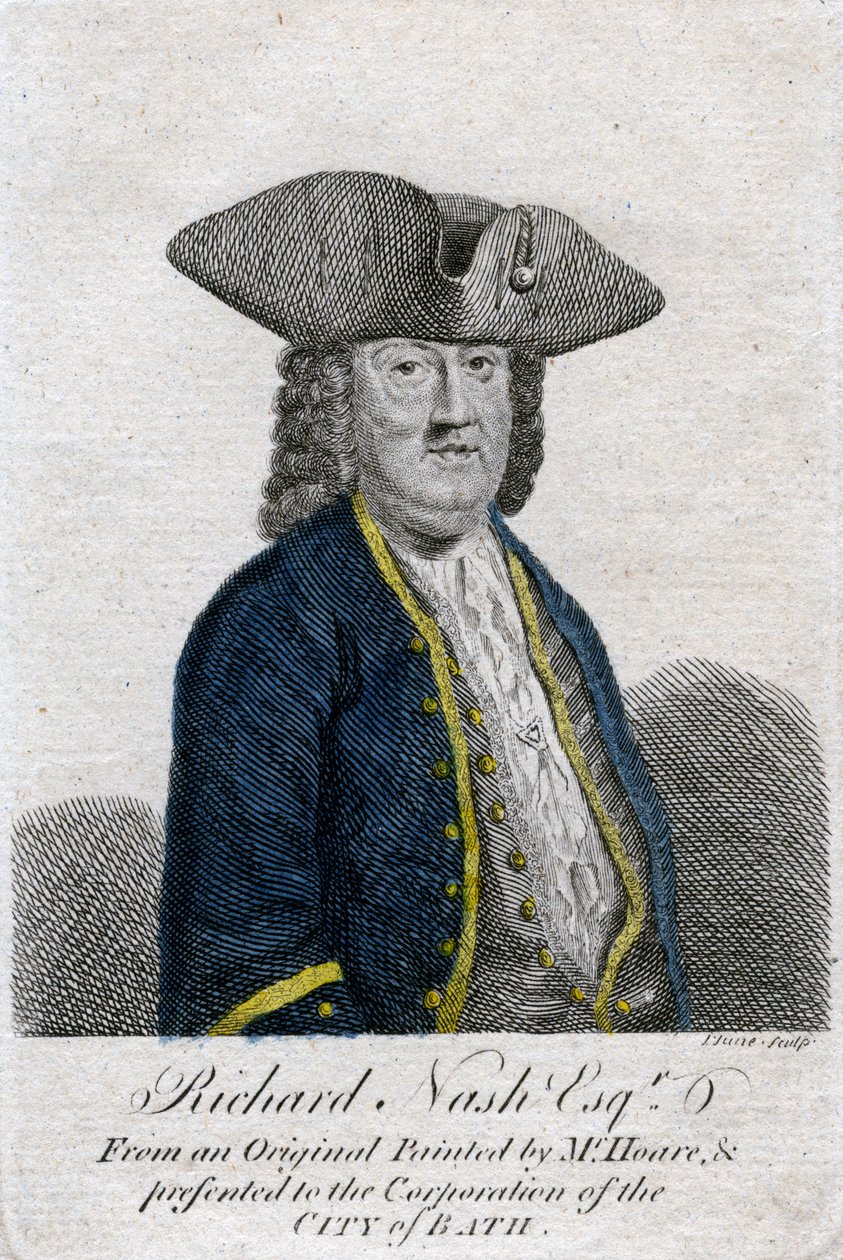 Richard Beau Nash, British dandy, 18th century by John June