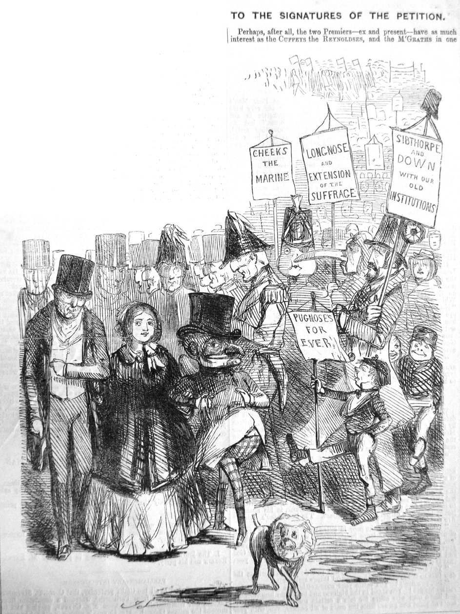 How the Chartist Procession Might Have Looked, 1848