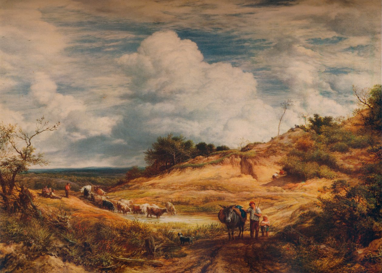 The Sandpits by John Linnell: Premium art reproduction