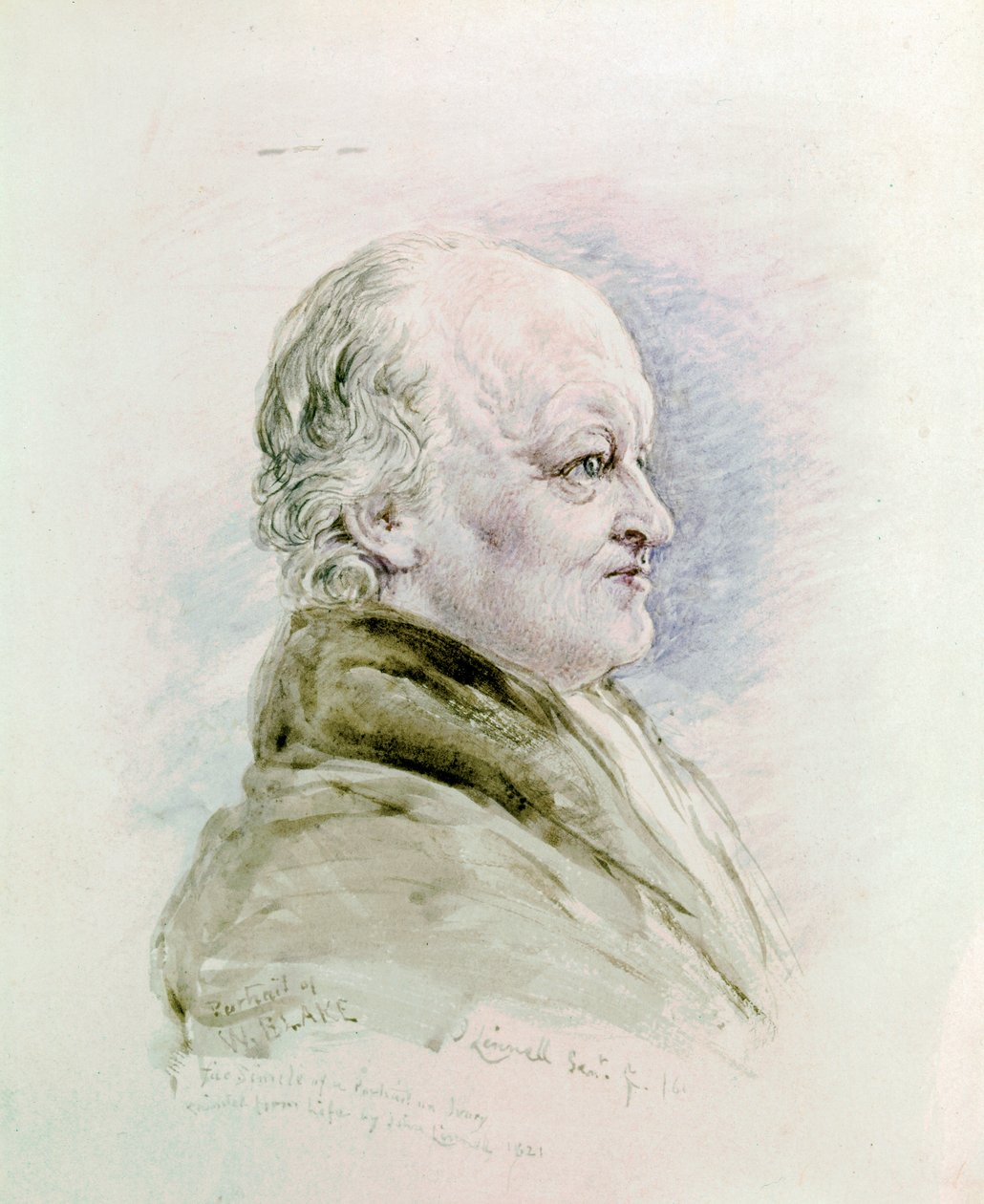 William Blake, Portrait by John Linnell: Fine art print