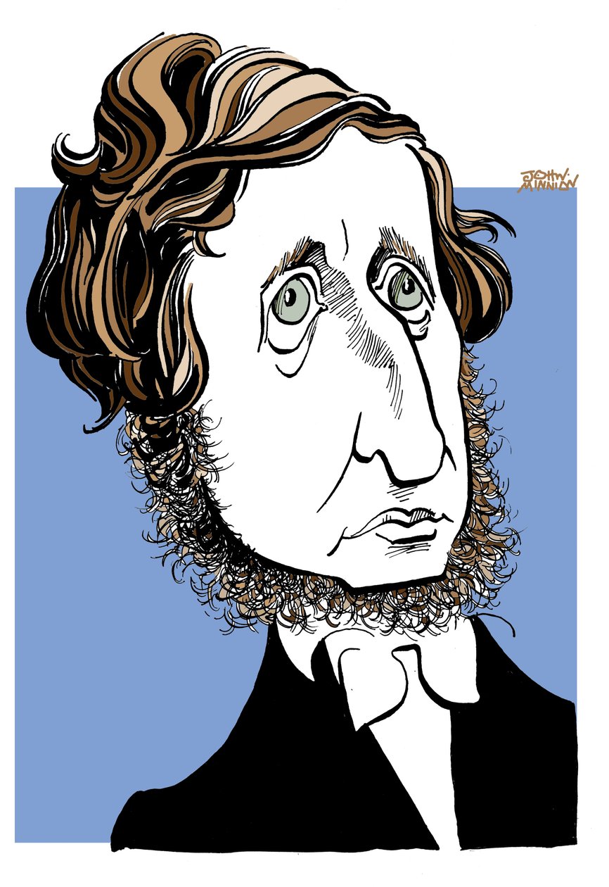 Henry David Thoreau by John Minnion: Buy fine art print