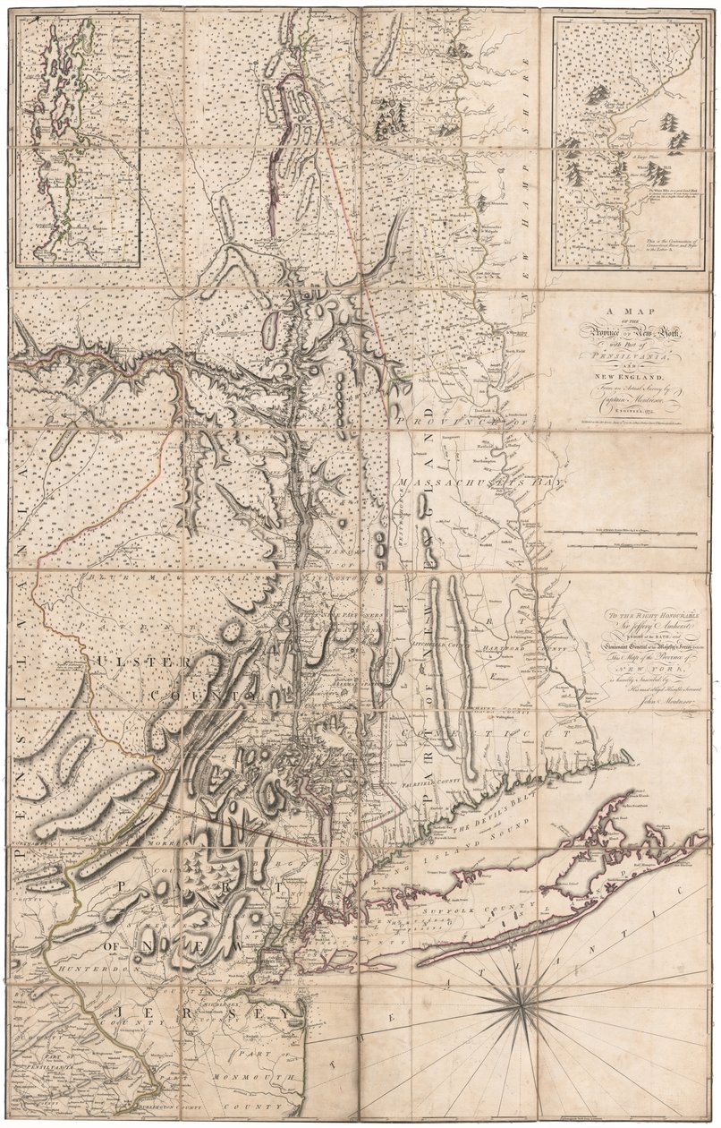 A Map of New York by John Montresor: Buy fine art prints