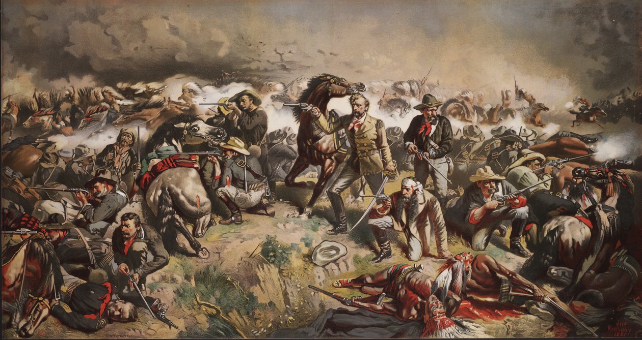 The Battle of Little Big Horn by John Mulvany