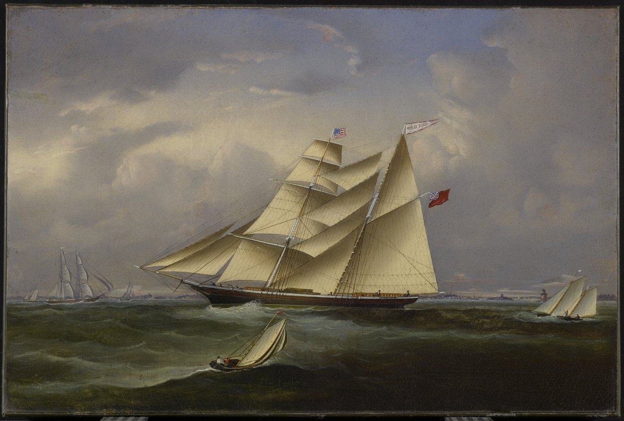 The Ocean Bride Leaving Halifax Harbour by John OBrien