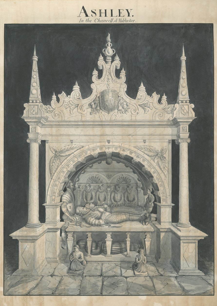 Ashley Church - Ashley Tomb by John Robert Fernyhough