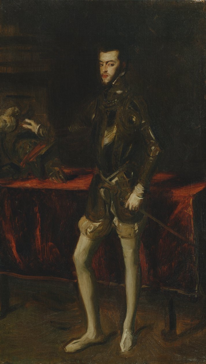 Copy after Titian's Portrait of Philip II