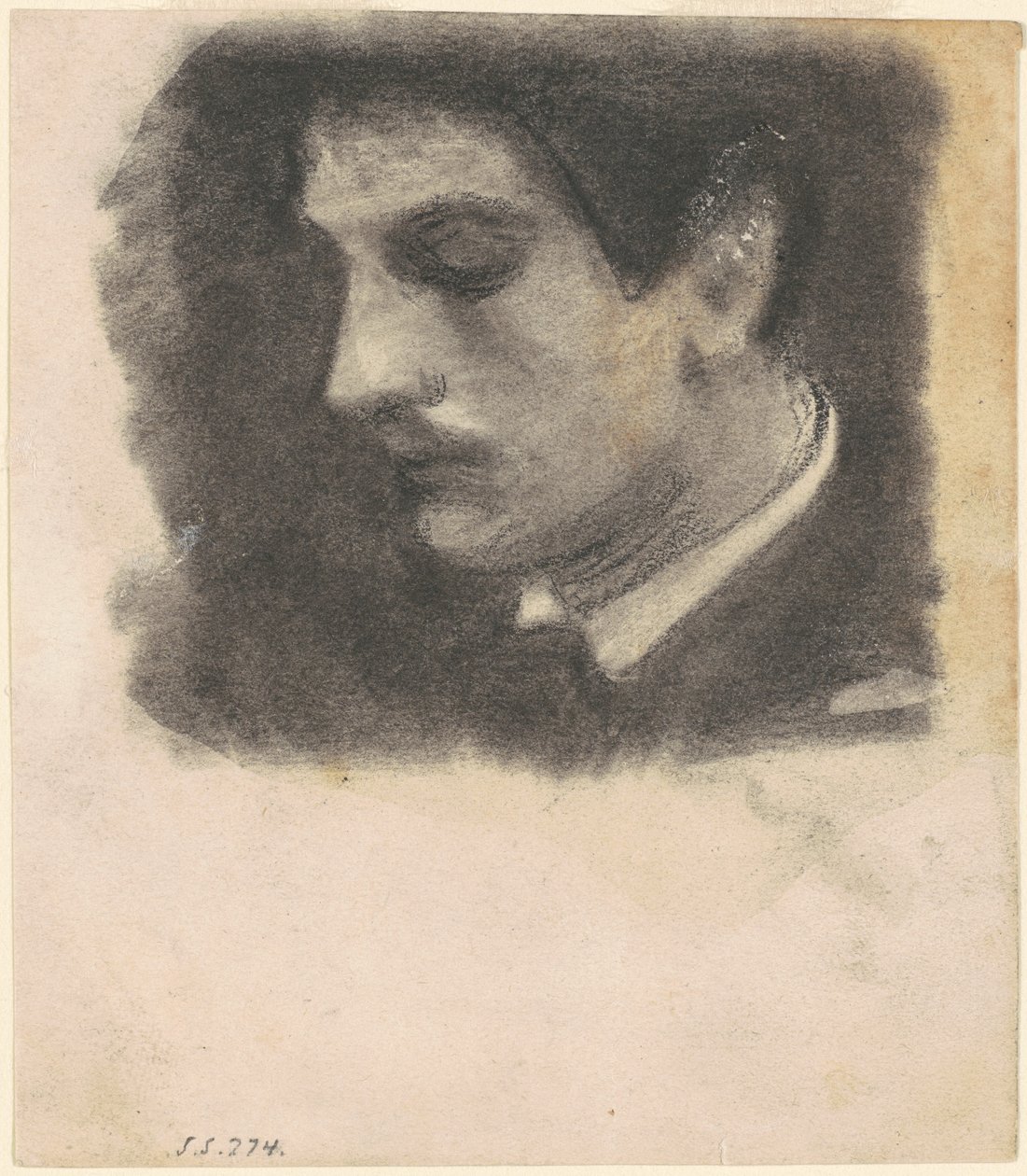 Head of a Man by John Singer Sargent: Buy fine art print