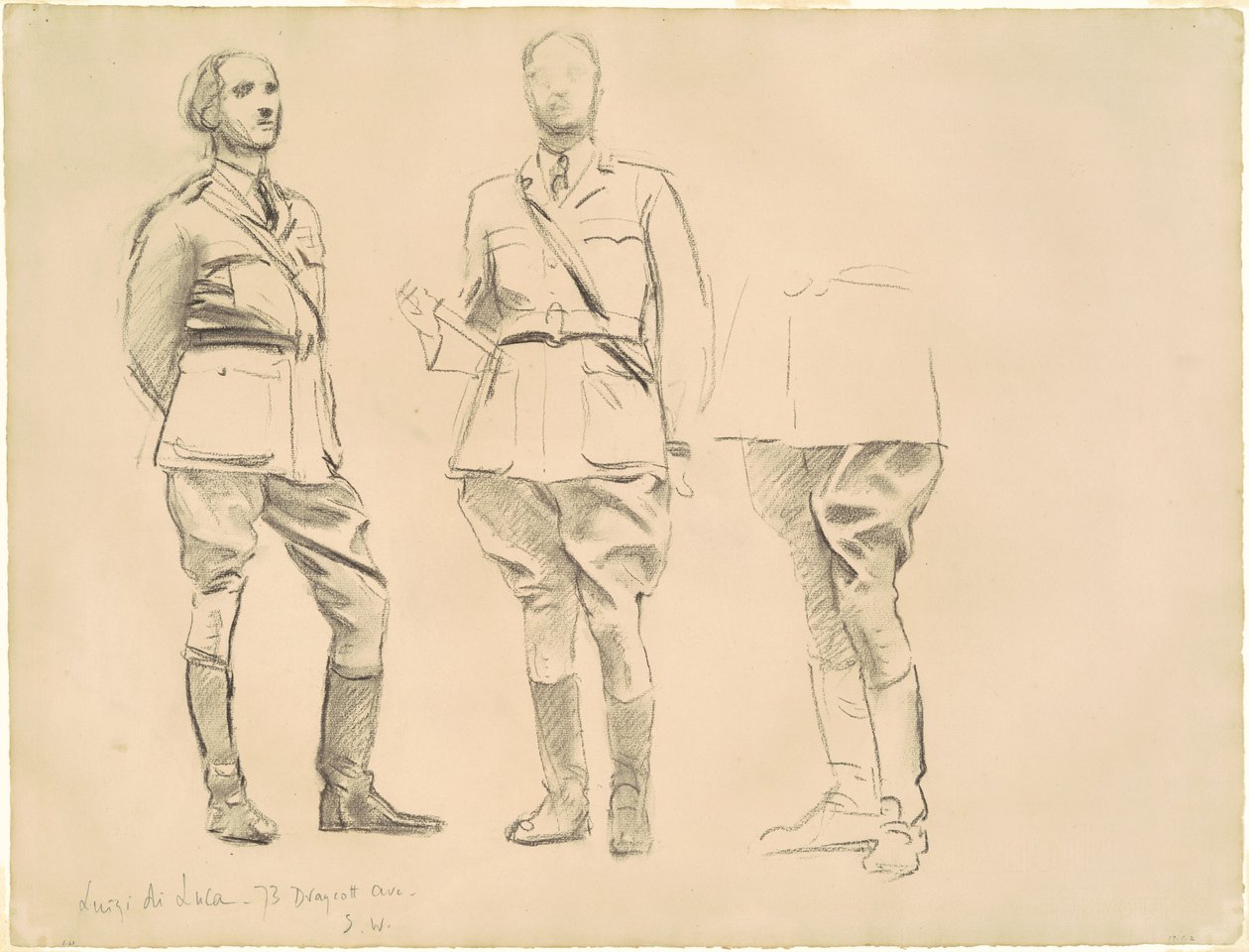 Studies for General Officers of World War I