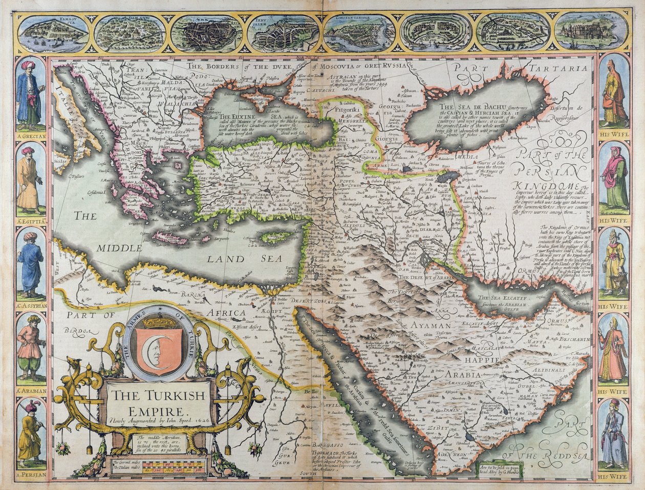 The Turkish Empire, from 'A Prospect of the Most Famous Parts of the ...
