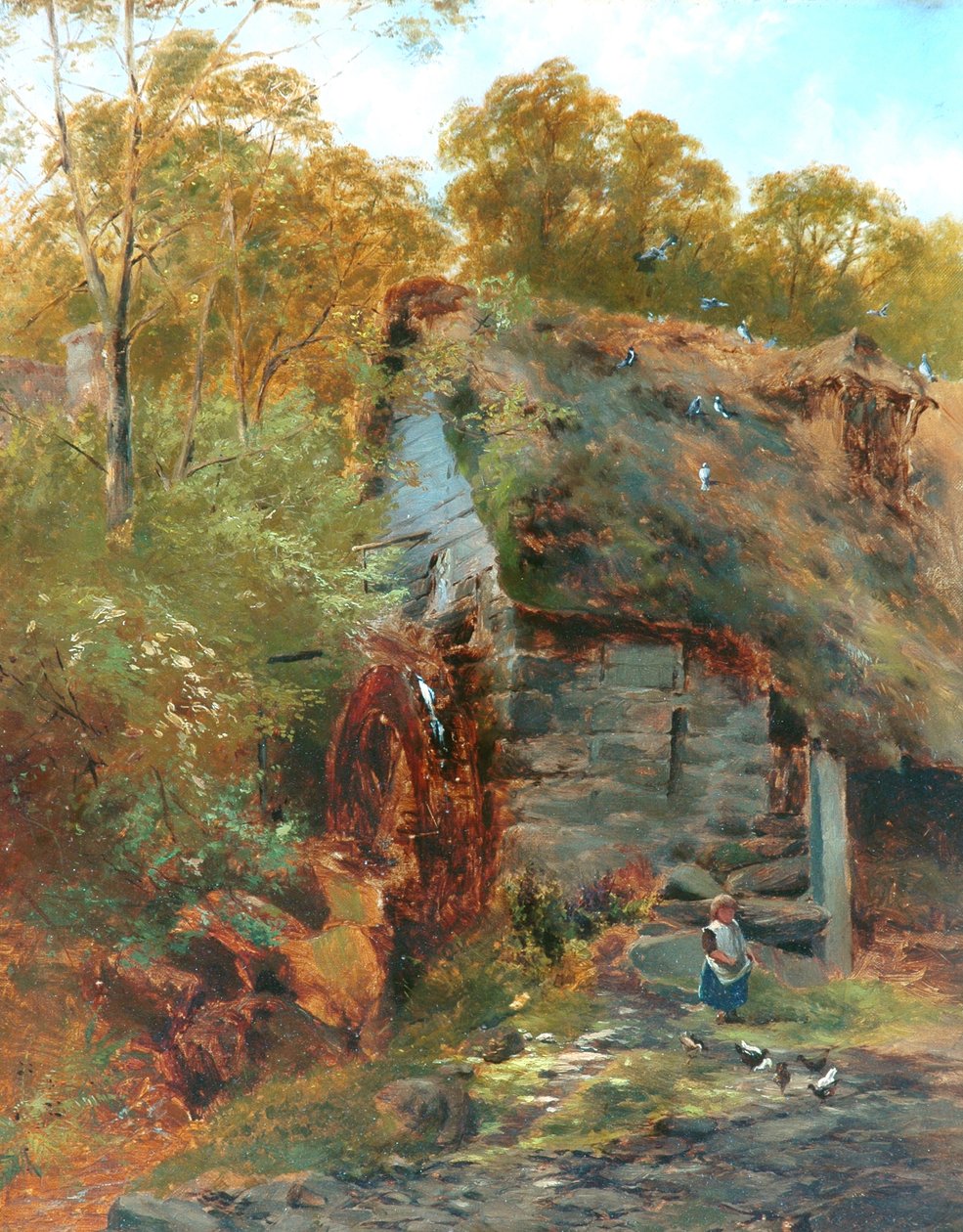Chagford Mill, Devon by John Syer: Buy fine art print