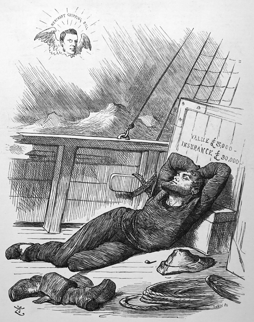 A Sailor by John Tenniel: Highest-quality art reproduction