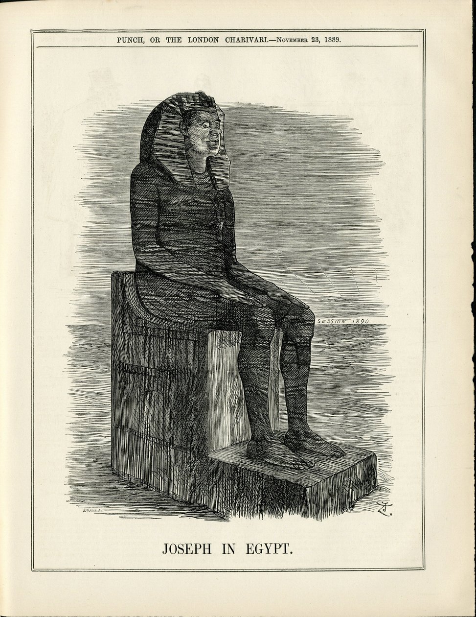 Illustration of John Tenniel in Punch by John Tenniel