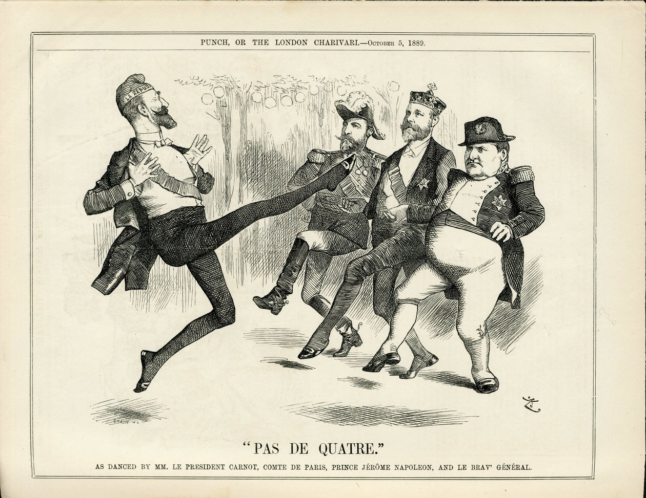 Illustration of John Tenniel in Punch by John Tenniel