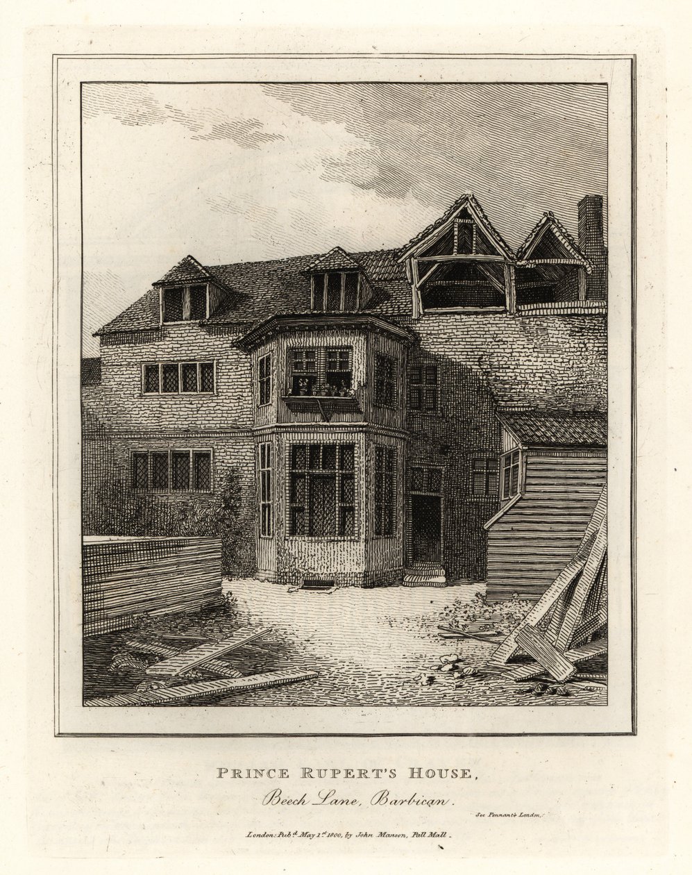 Prince Rupert's House, Beech Lane, Barbican