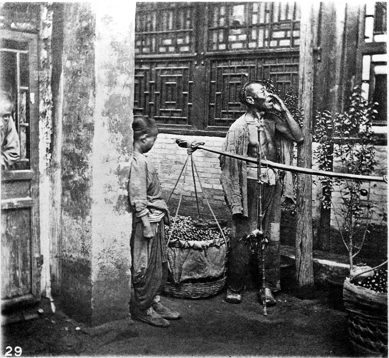 China, merchant's cry, c. 1870 by John Thomson