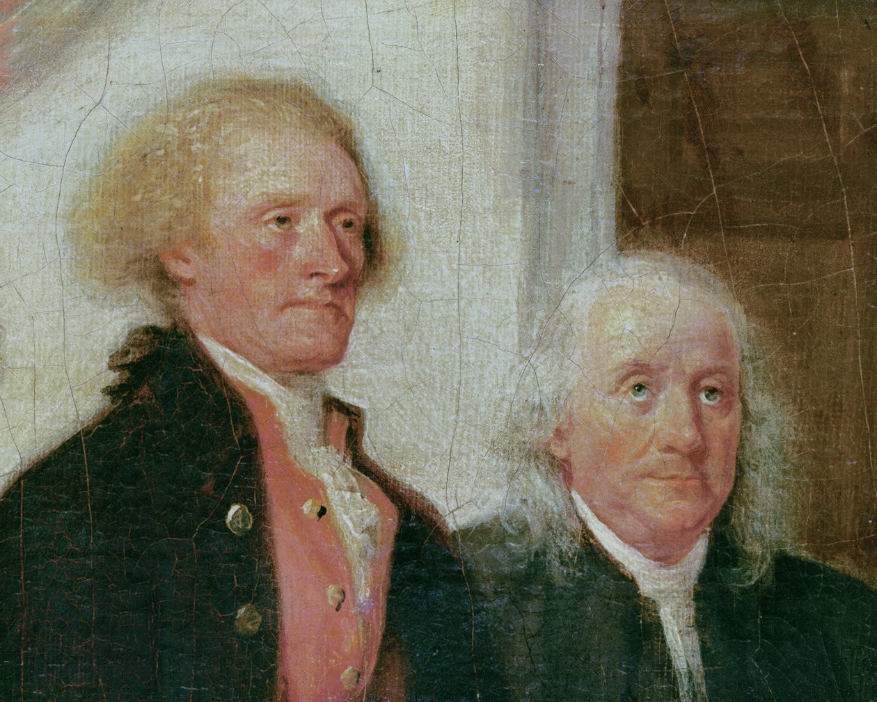 Drafting the Declaration of Independence, 28th June 1776 (detail)