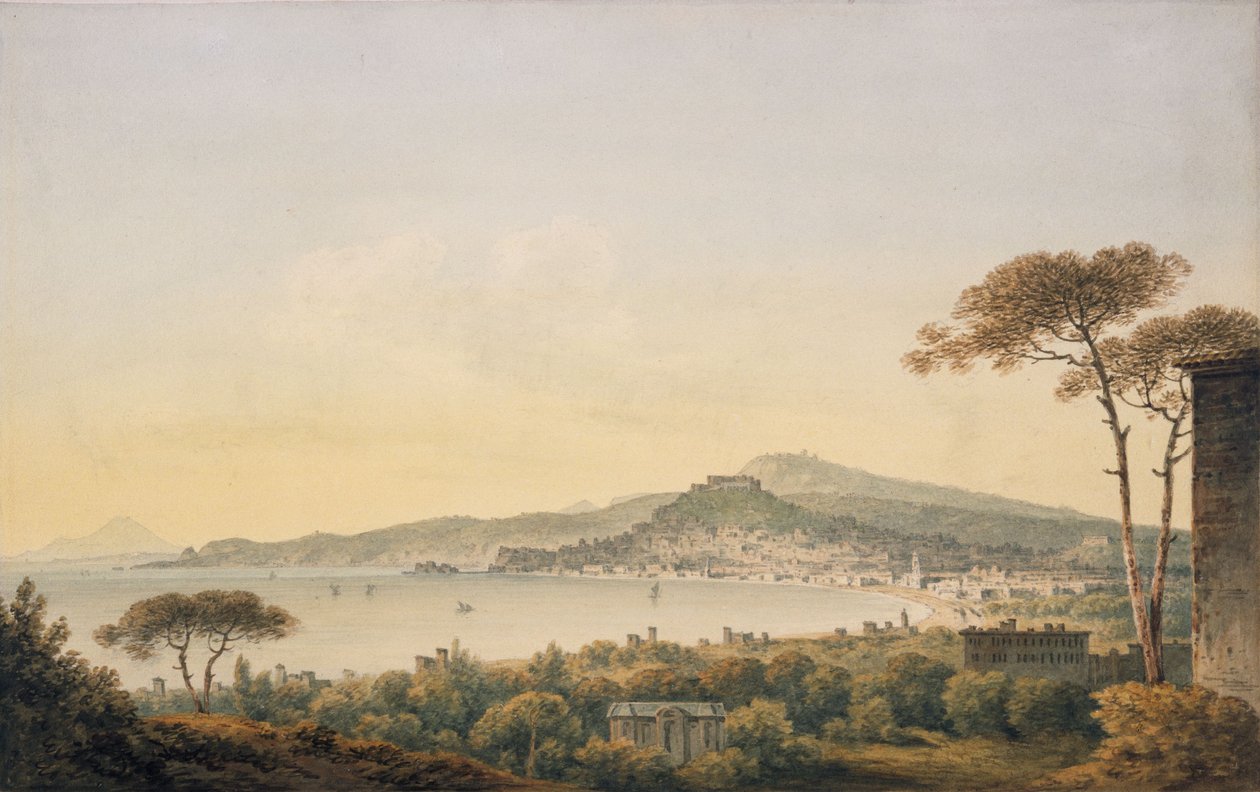 Naples From Sir William Hamilton's Villa