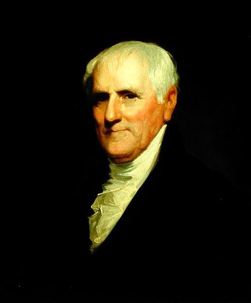 Portrait of Egbert Benson after a painting by Gilbert Stuart, c.1820