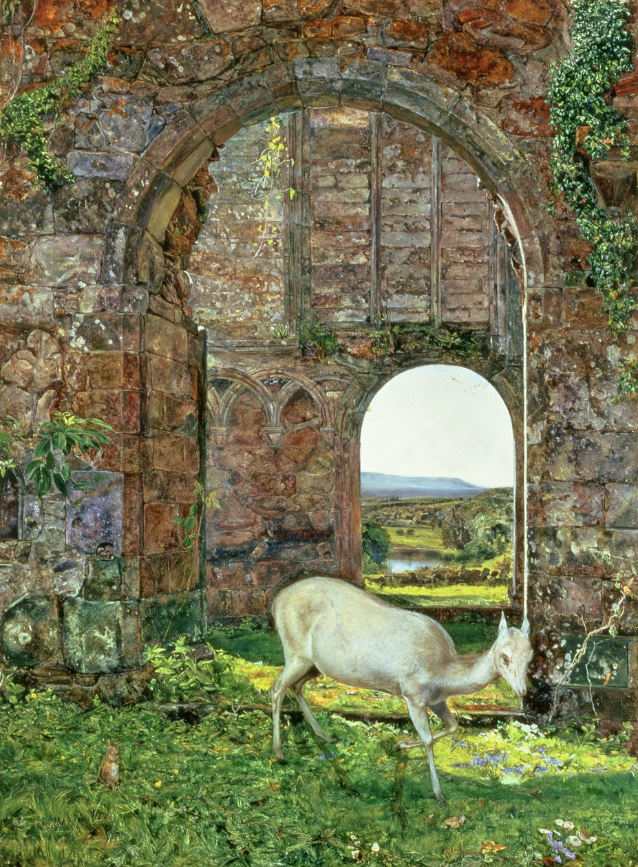 The White Doe of Rylstone by John William Inchbold