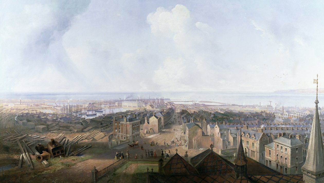 West Hartlepool in the year 1859 by John Wilson Carmichael